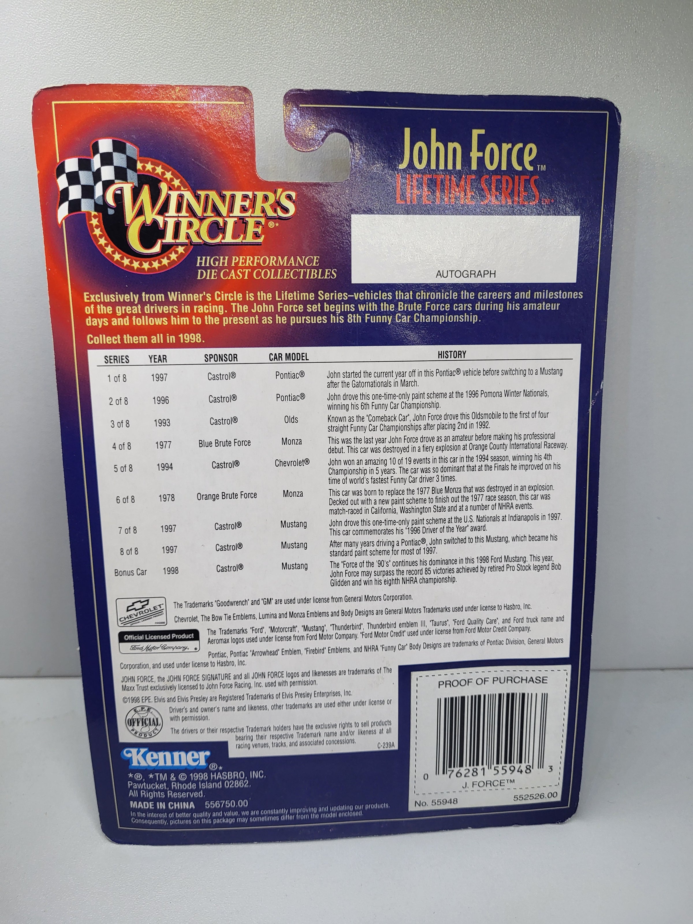 John Force 1977 Blue Brute Force 1:64 | CL RACING COLLECTIBLES