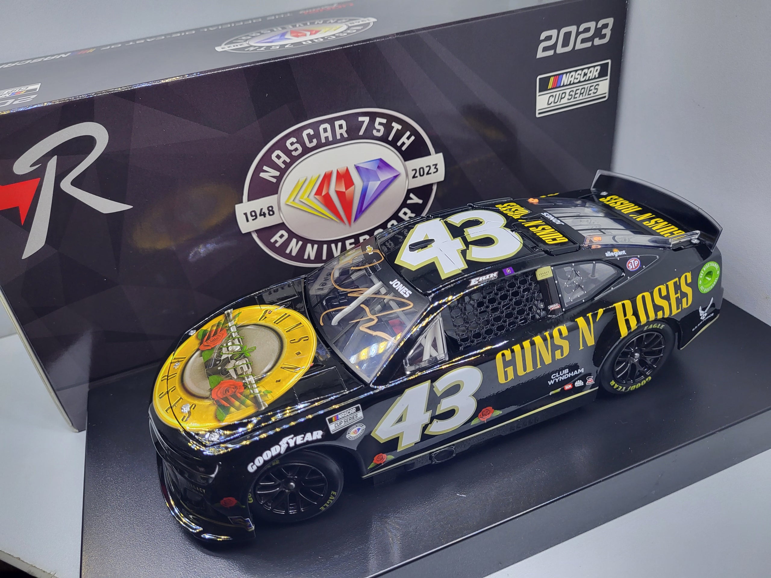 Erik Jones Autographed 2023 Guns N' Rose's 1:24 | CL RACING COLLECTIBLES