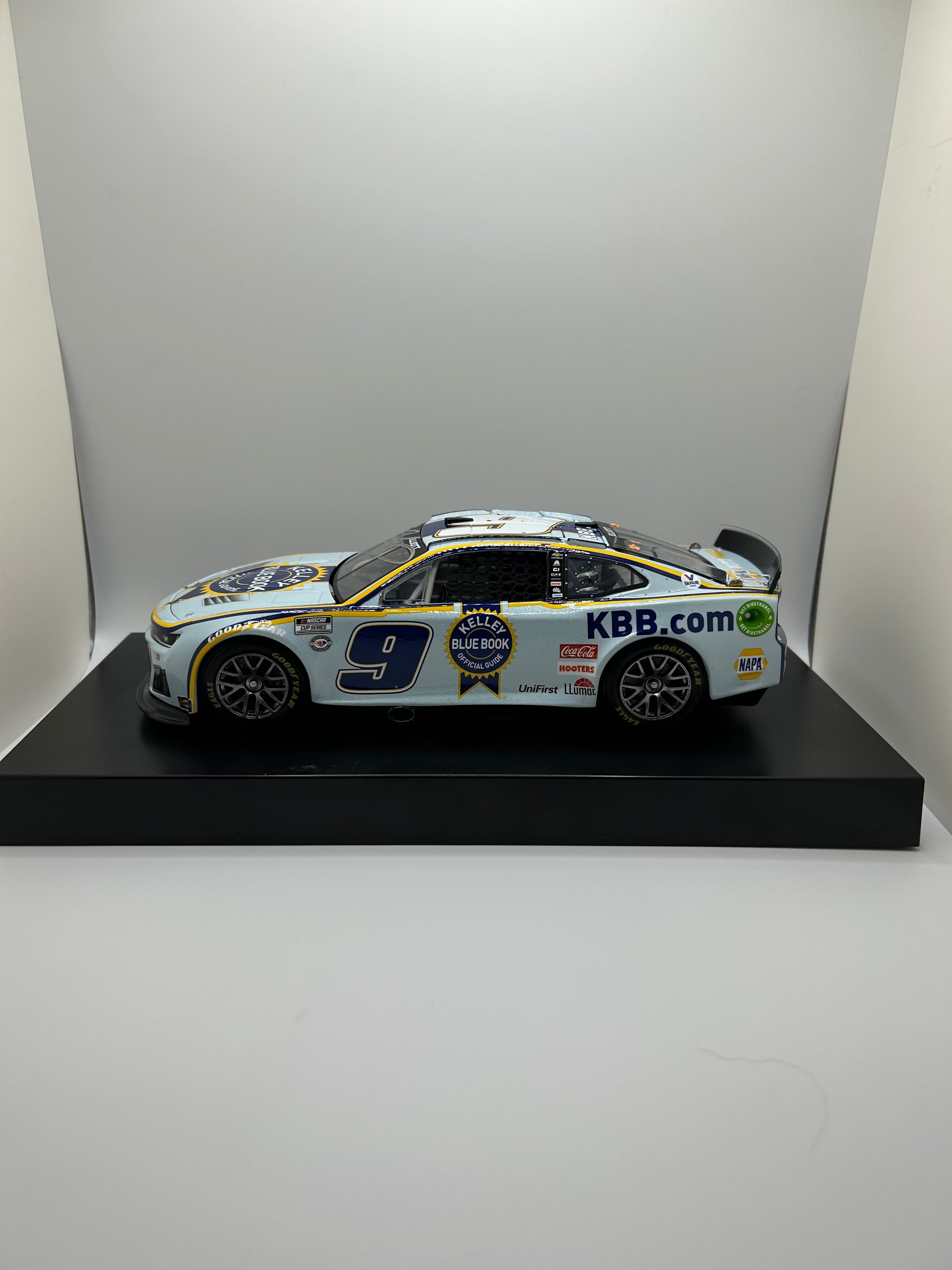 Chase Elliott Dual Autographed 2023 Kelley Blue Book Galaxy Color Elite 1:24 | The Checkered ...