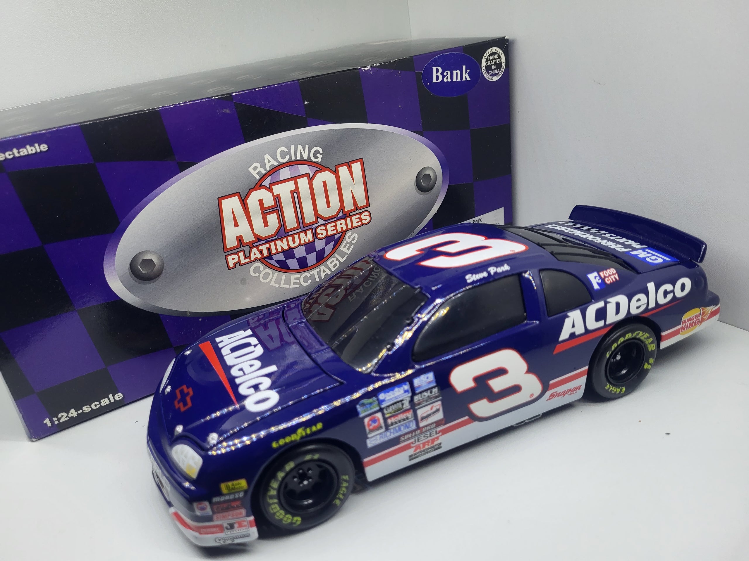 Steve Park 1997 AC Delco 1:24 Bank | CL RACING COLLECTIBLES