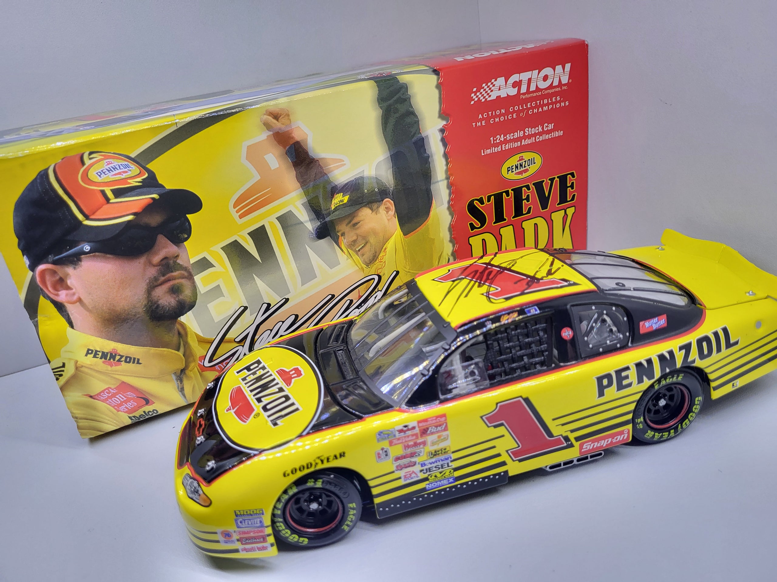 Steve Park Autographed 2001 Pennzoil 1:24 | CL RACING COLLECTIBLES