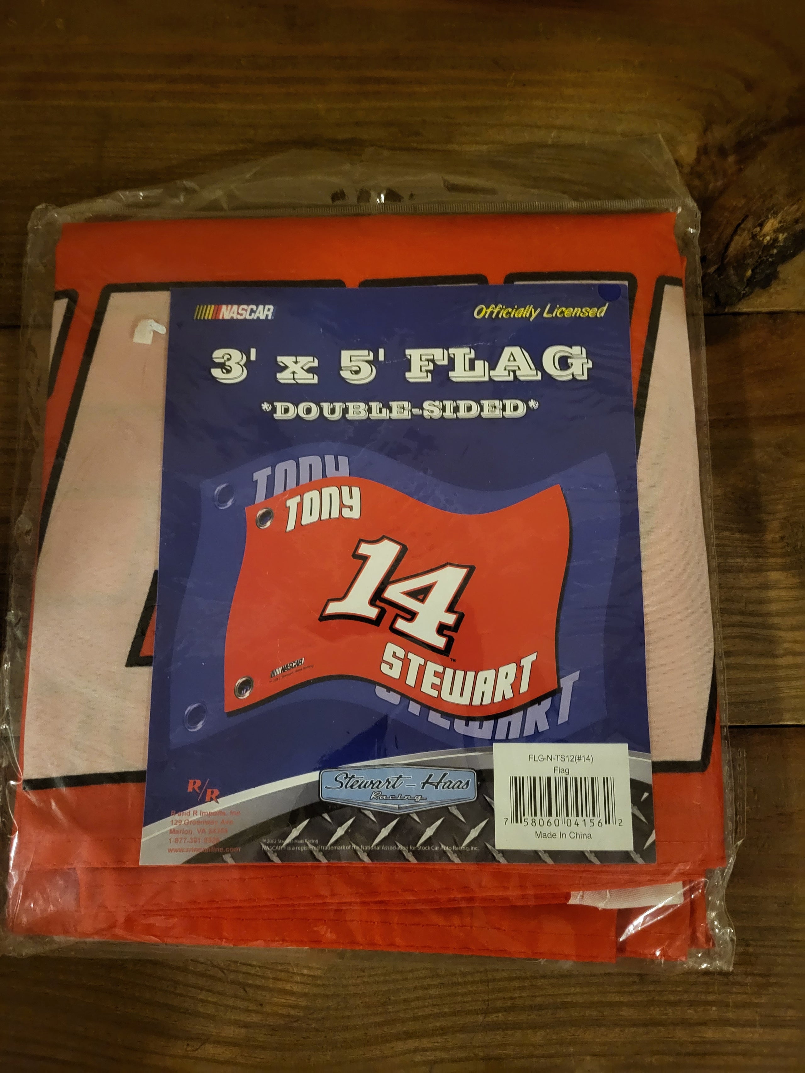 Tony Stewart 2015 Flag | CL RACING COLLECTIBLES