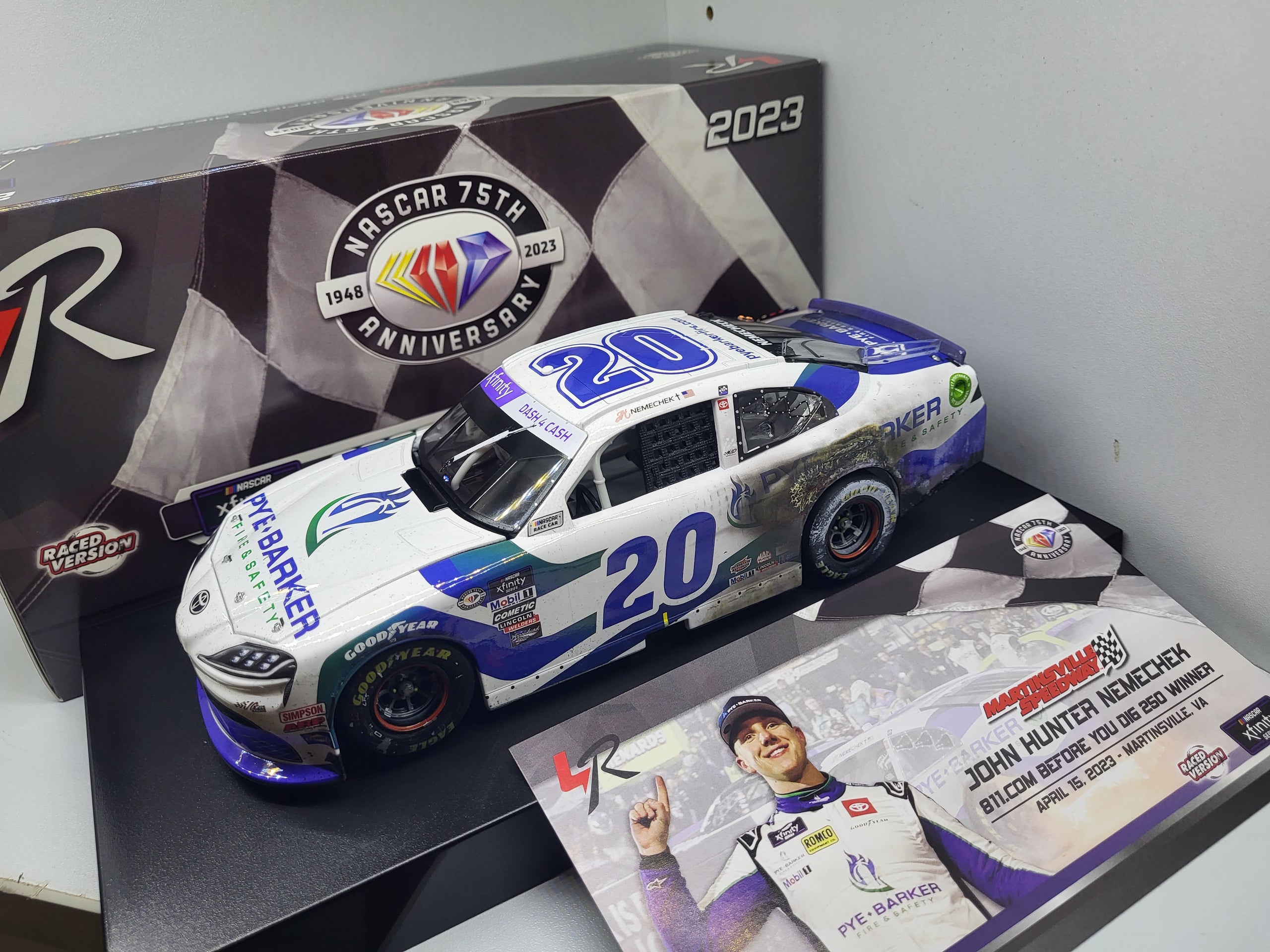 John Hunter Nemechek 2023 Martinsville Win 1:24 | CL RACING COLLECTIBLES