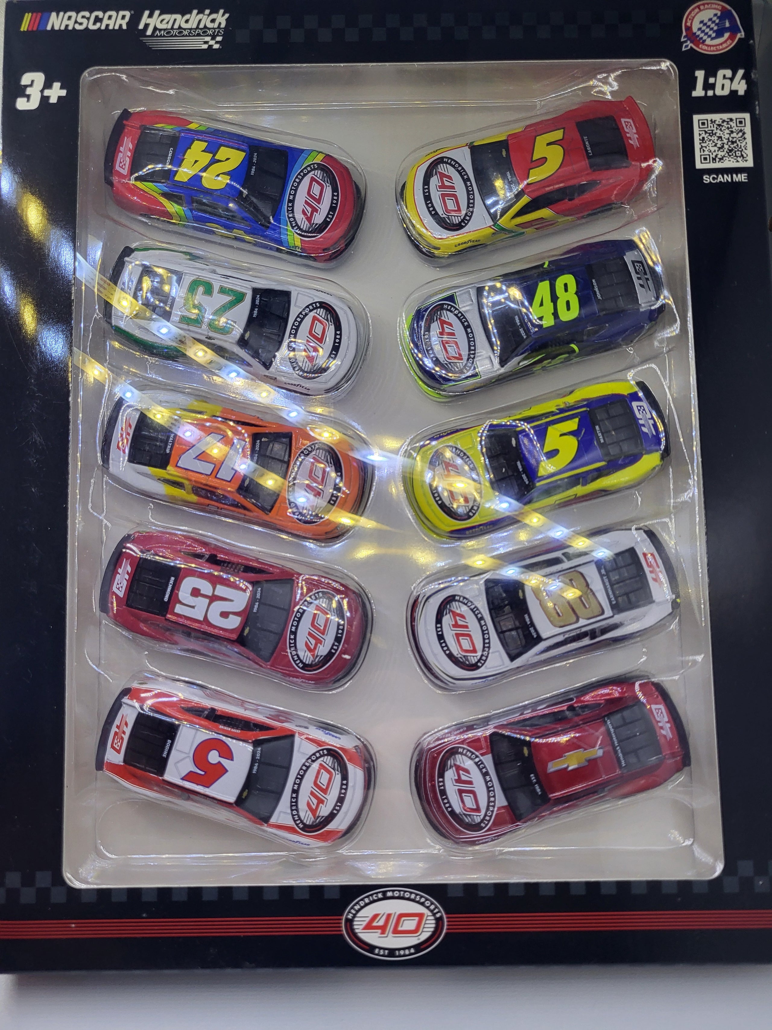 Hendrick Motorsports 40th Anniversary 10 car 1:64 set | CL RACING ...