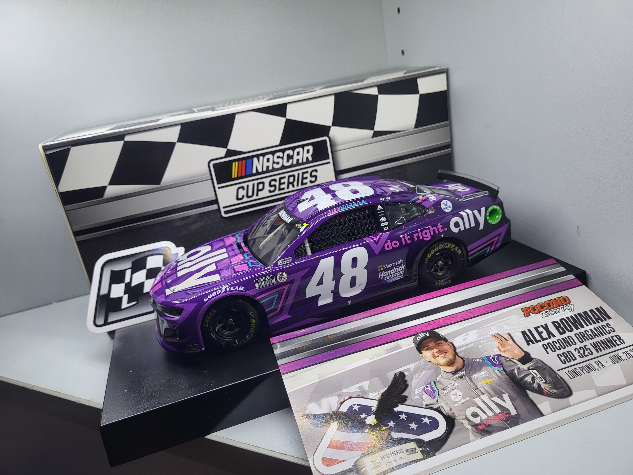 Alex Bowman 2021 Pocono Win 1:24 | CL RACING COLLECTIBLES