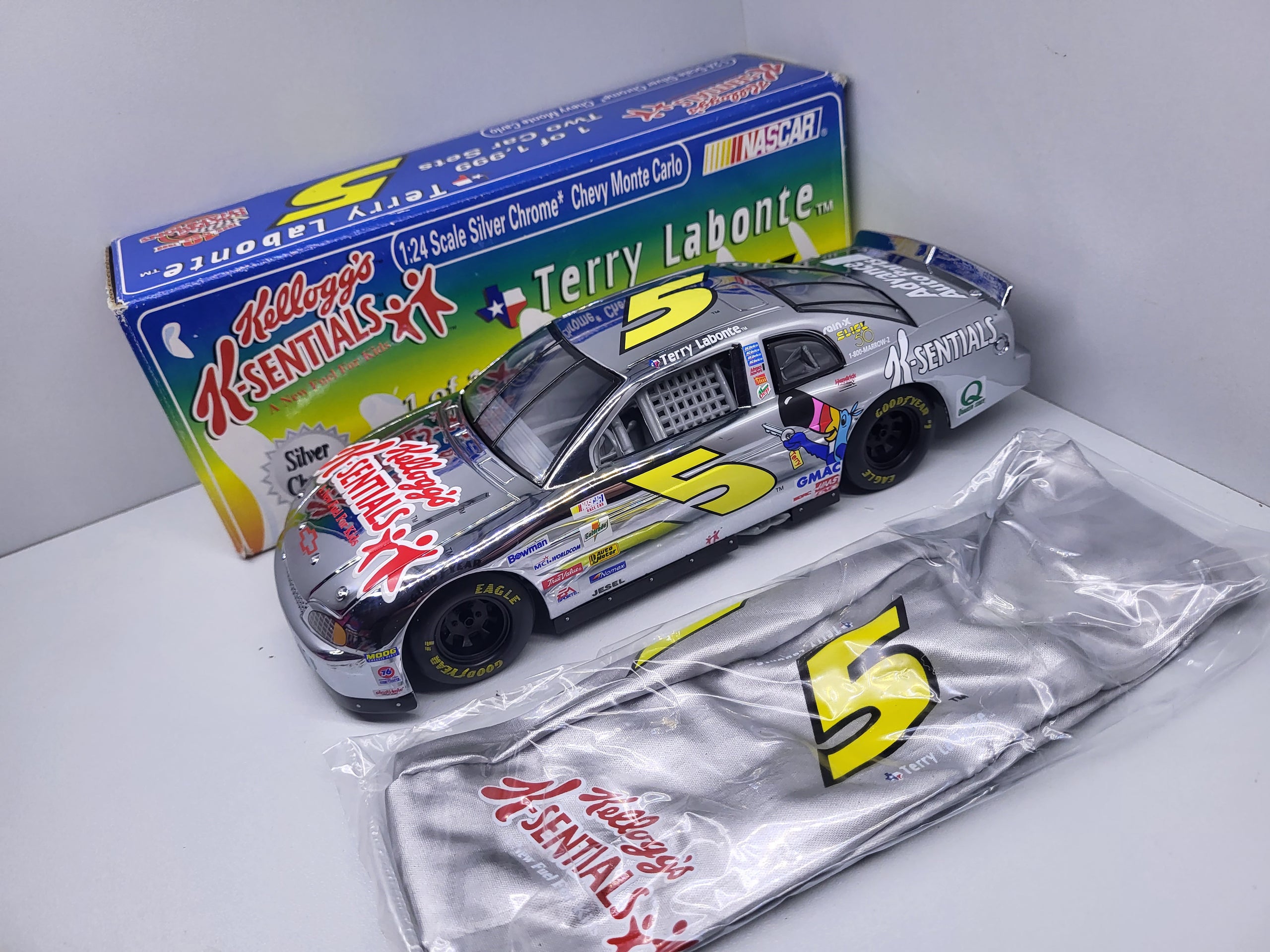 Terry Labonte 1999 Kelloggs K-Sentials Silver Chrome 1:24 | CL RACING ...