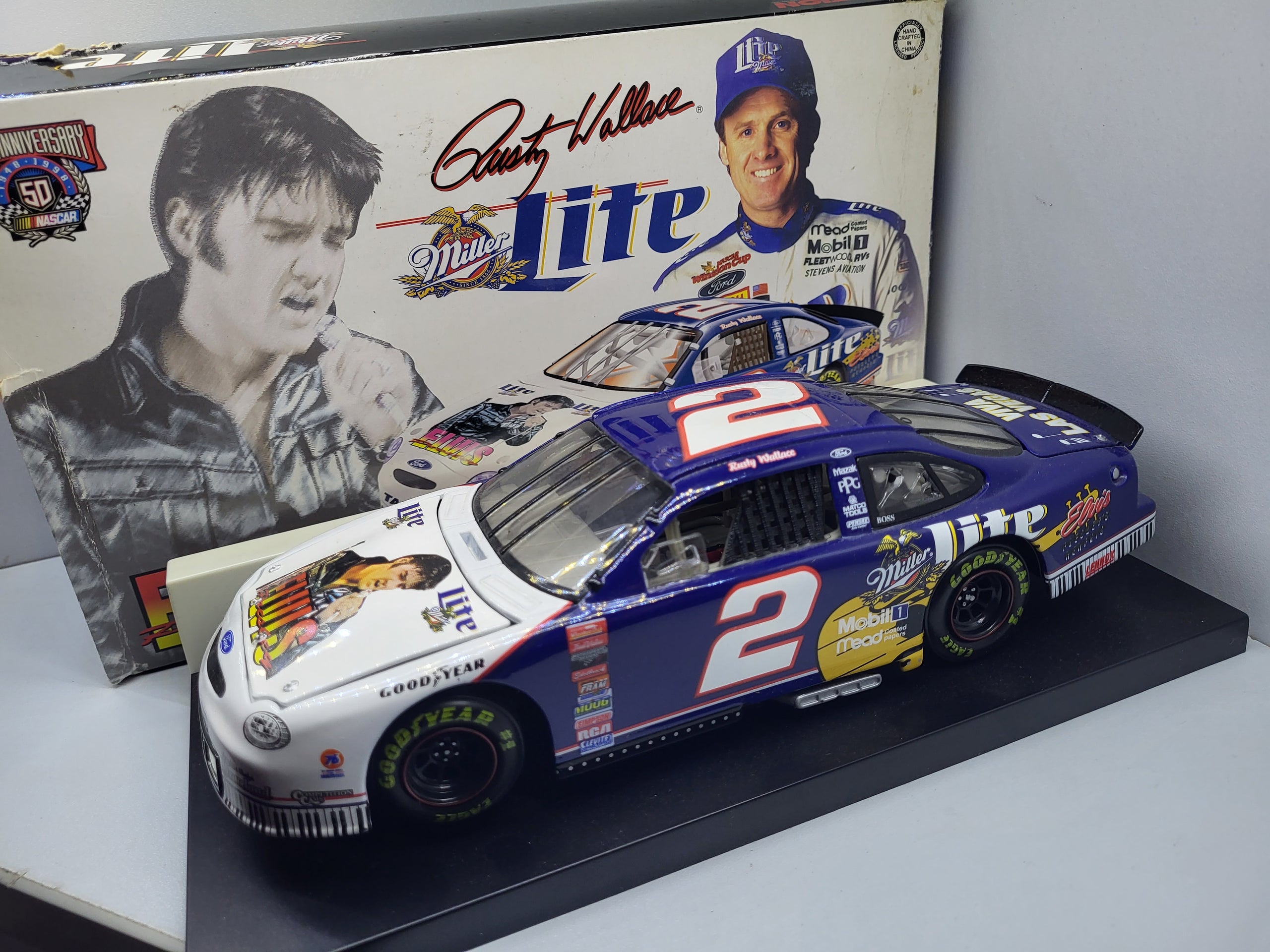 Rusty Wallace 1998 Miller Lite/Elvis 1:24 | CL RACING COLLECTIBLES