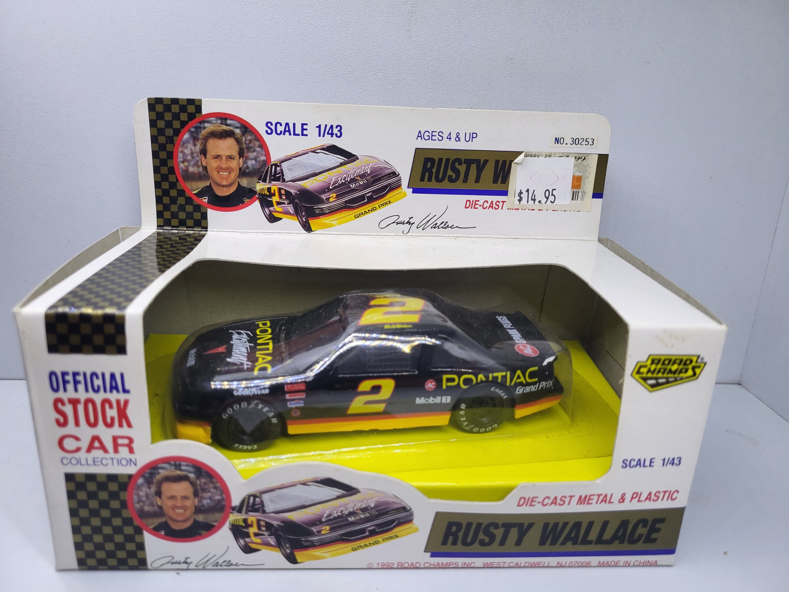 Rusty Wallace 1992 Pontiac 1:43 | CL RACING COLLECTIBLES