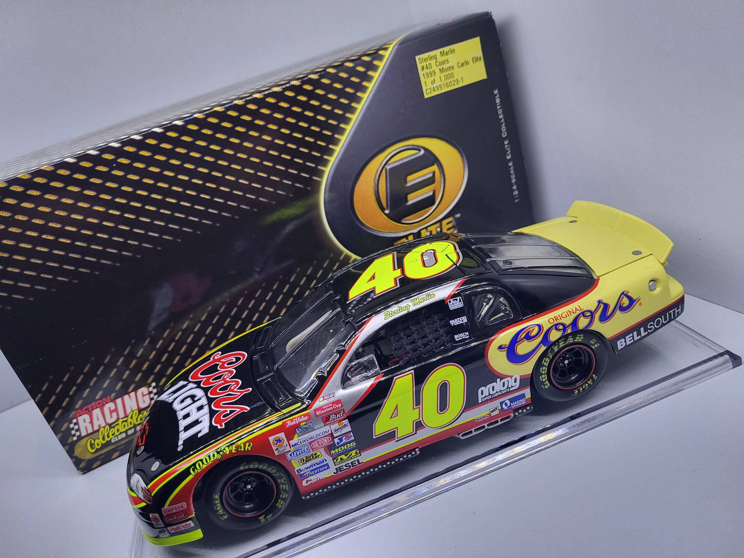 Sterling Marlin 1999 Coors 1:24 Elite | CL RACING COLLECTIBLES