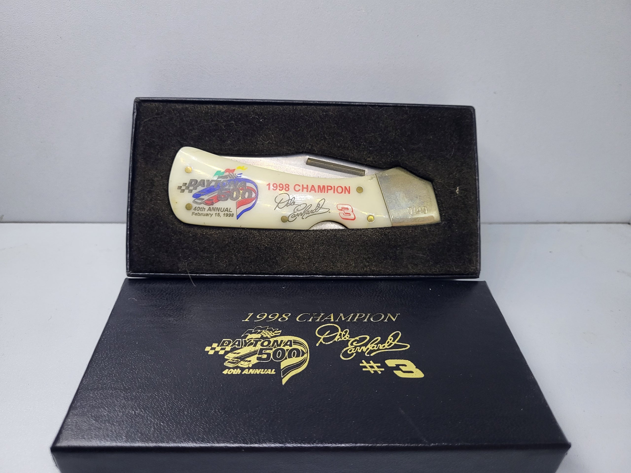 Dale Earnhardt Sr Daytona 500 Champions Knife Set | CL RACING COLLECTIBLES